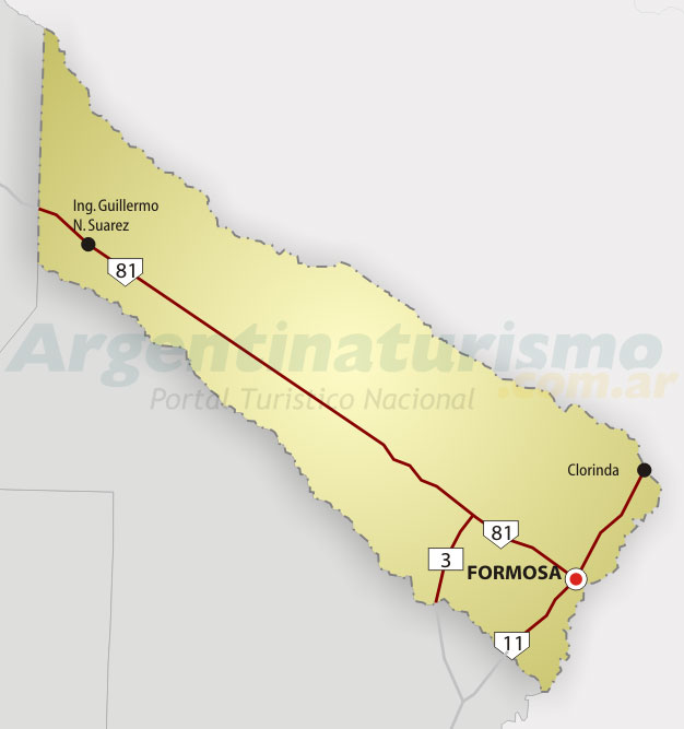 MAPAS DE FORMOSA, RUTAS Y ACCESOS, ARGENTINA, COMO LLEGAR, PLANOS ...